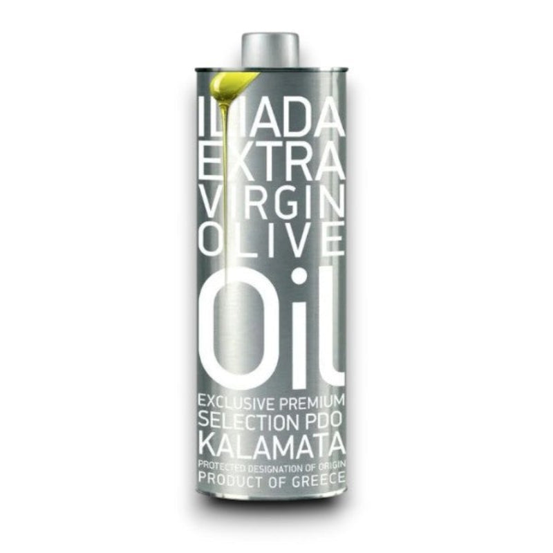 Extra Virgin Olive Oil Kalamata PDO 500ml Tin - ILIADA – Ricco Gourmet ...