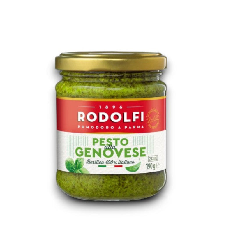 Basil Pesto Genovese 190g - Rodolfi – Ricco Gourmet Foods